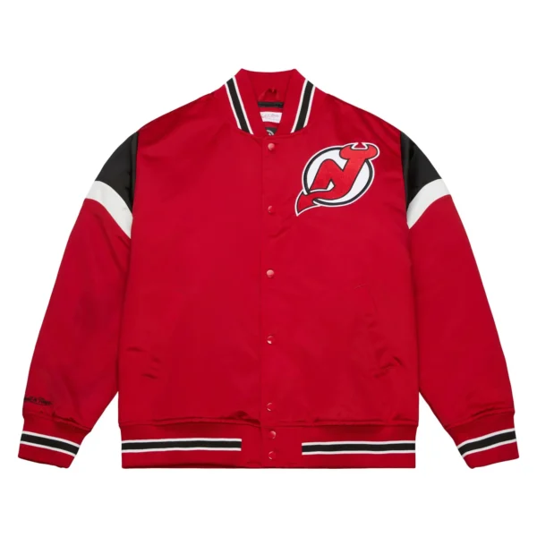 New Jersey Devils Cooperstown Heavyweight Jacket - 8 Ball Jacket